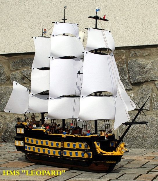 “HMS Leopard” by Captain K. – MOCs – Pirate LEGO® News and MOCs