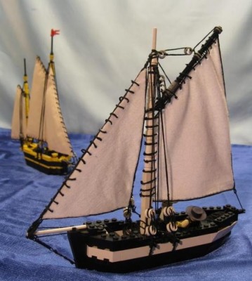 A Simple Fishing Sloop by kurigan – MOCs – The home of LEGO® Pirates
