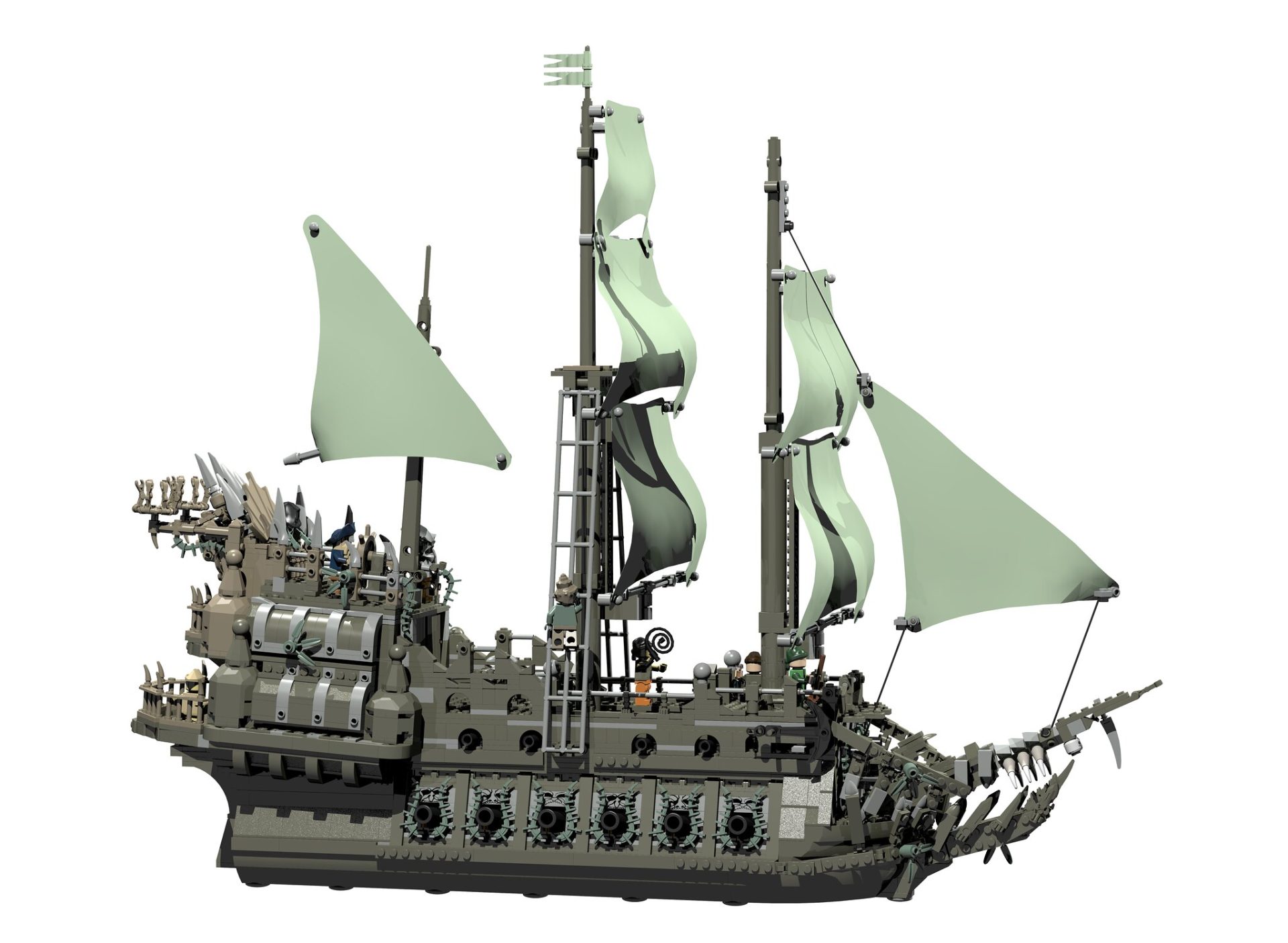 “The Flying Dutchman” by ZedKay – MOCs – The Ultimate LEGO® Pirate Resource