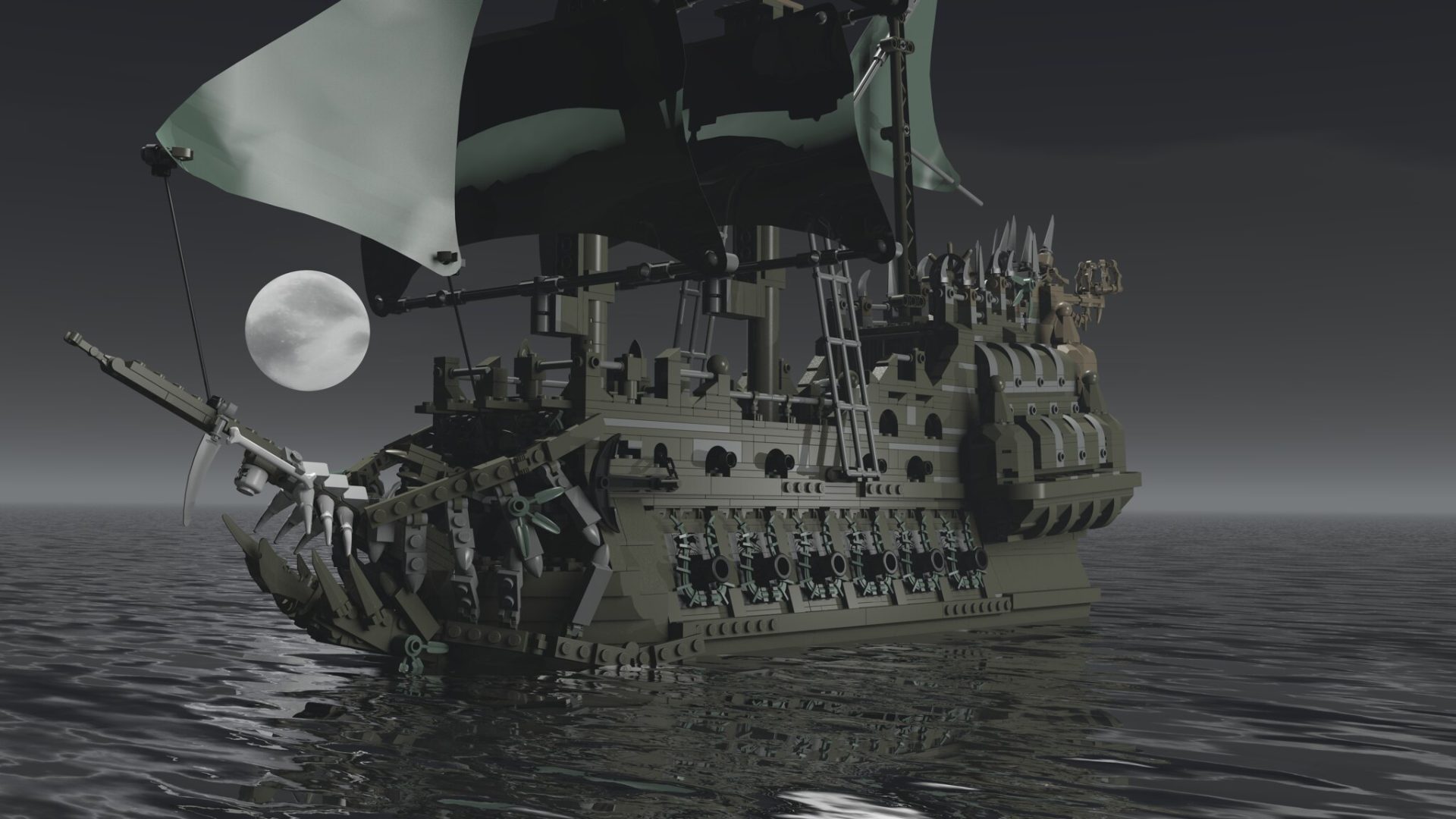 “The Flying Dutchman” by ZedKay – MOCs – The Ultimate LEGO® Pirate Resource