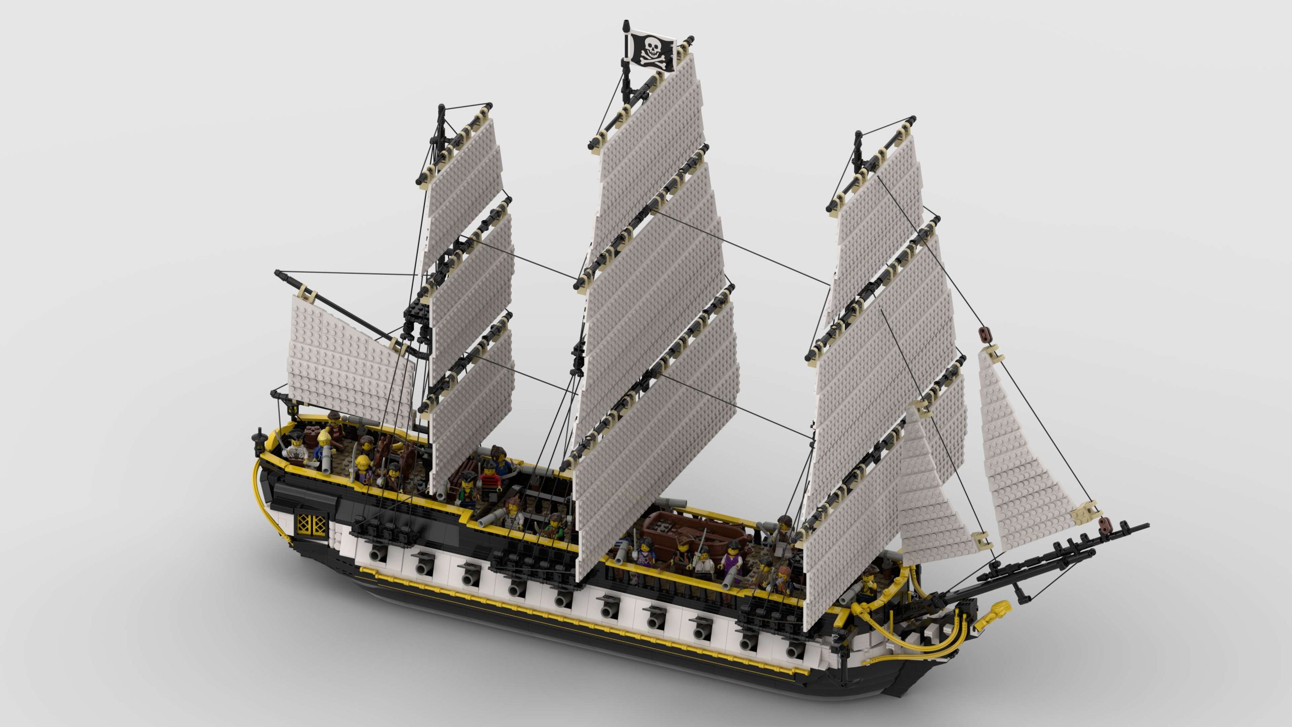 “Under Jolly Roger! Estrella – Frigate” by NOD – MOCs – Pirate LEGO ...