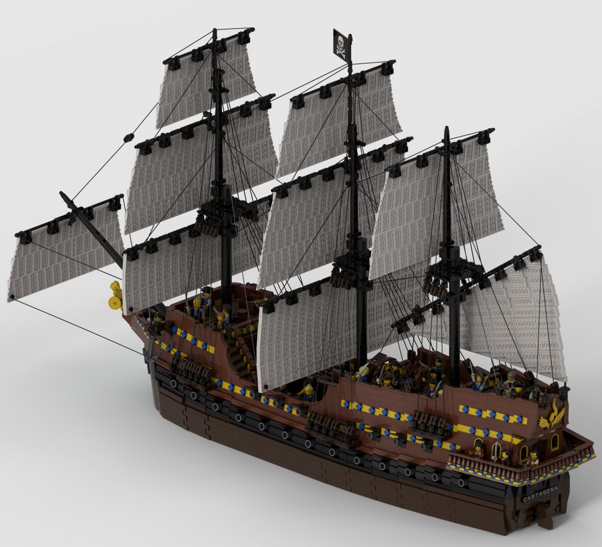 “Galleon Cartagena” by NOD – MOCs – Pirate LEGO® News and MOCs