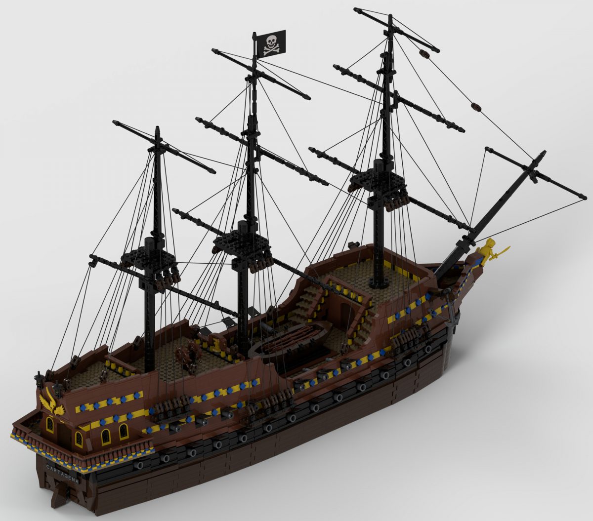 “Galleon Cartagena” by NOD – MOCs – The Ultimate LEGO® Pirate Resource