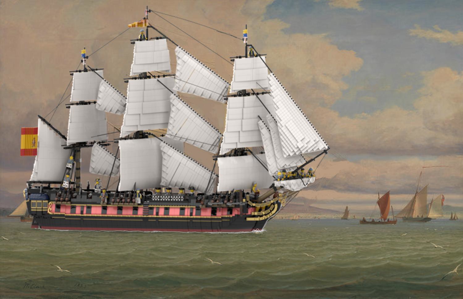 “Spanish Frigate Phama” by Boeing 787 8 Dreamliner – MOCs – The Best ...