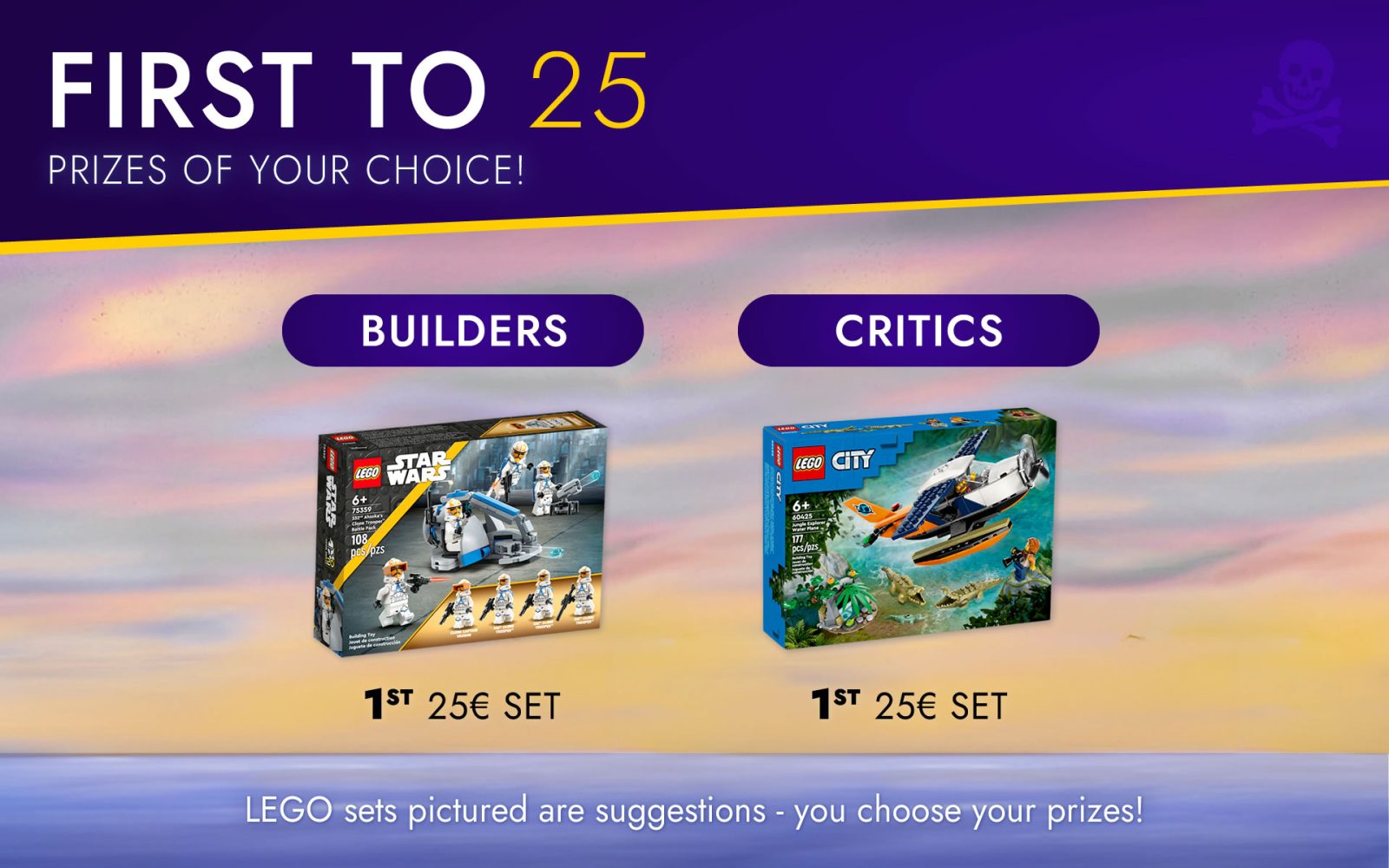First to 25 Challenges – The home of LEGO® Pirates