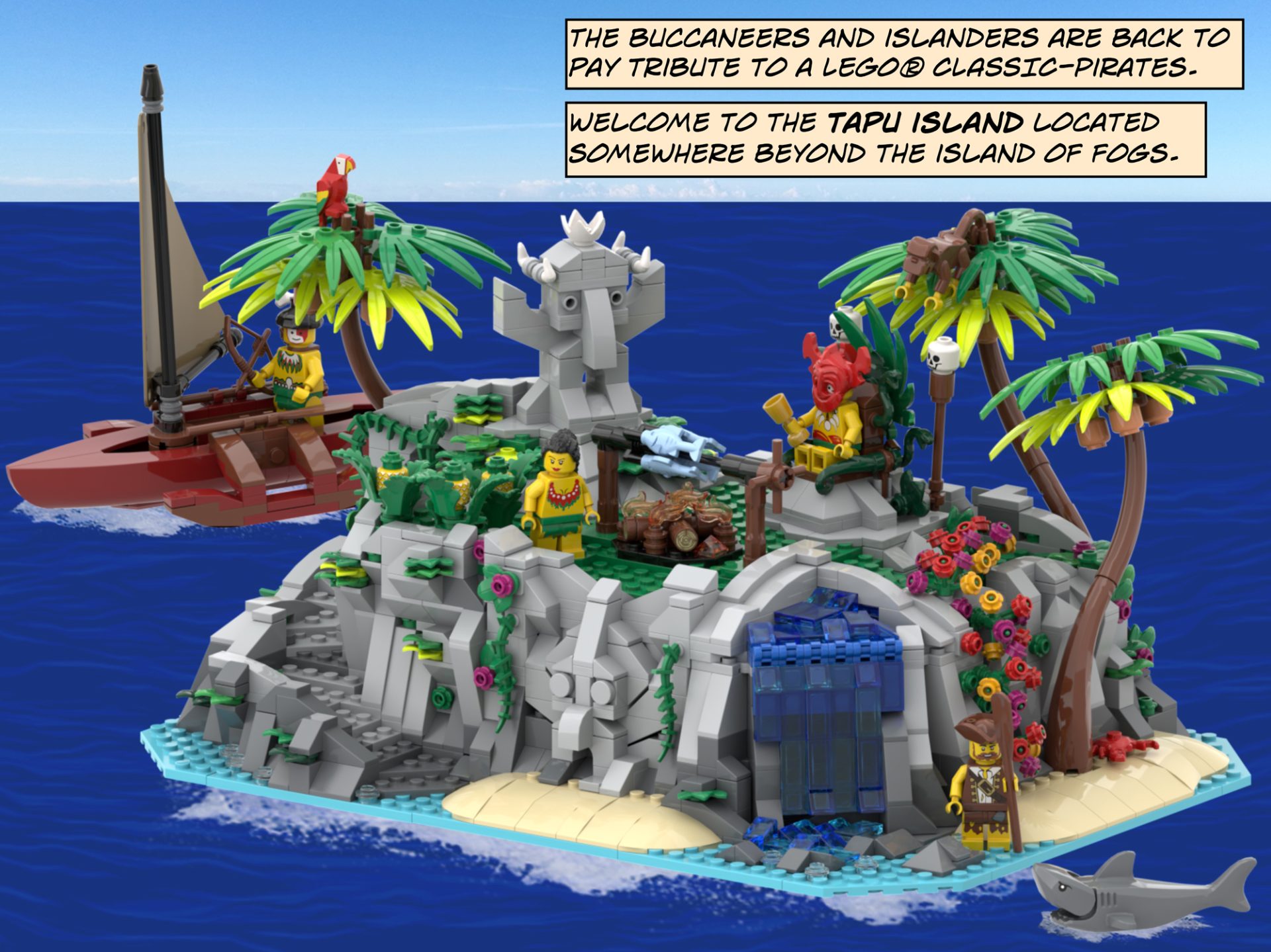 “Tapu Island” by Marooned Marin – MOCs – The Ultimate LEGO® Pirate Resource