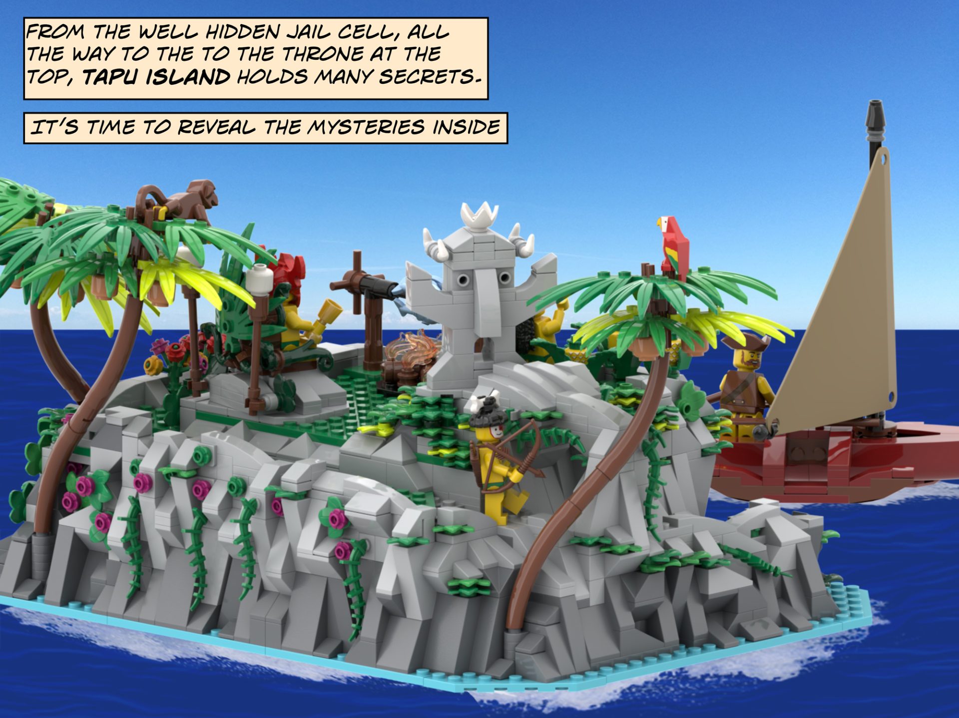 “Tapu Island” by Marooned Marin – MOCs – Pirate LEGO® News and MOCs