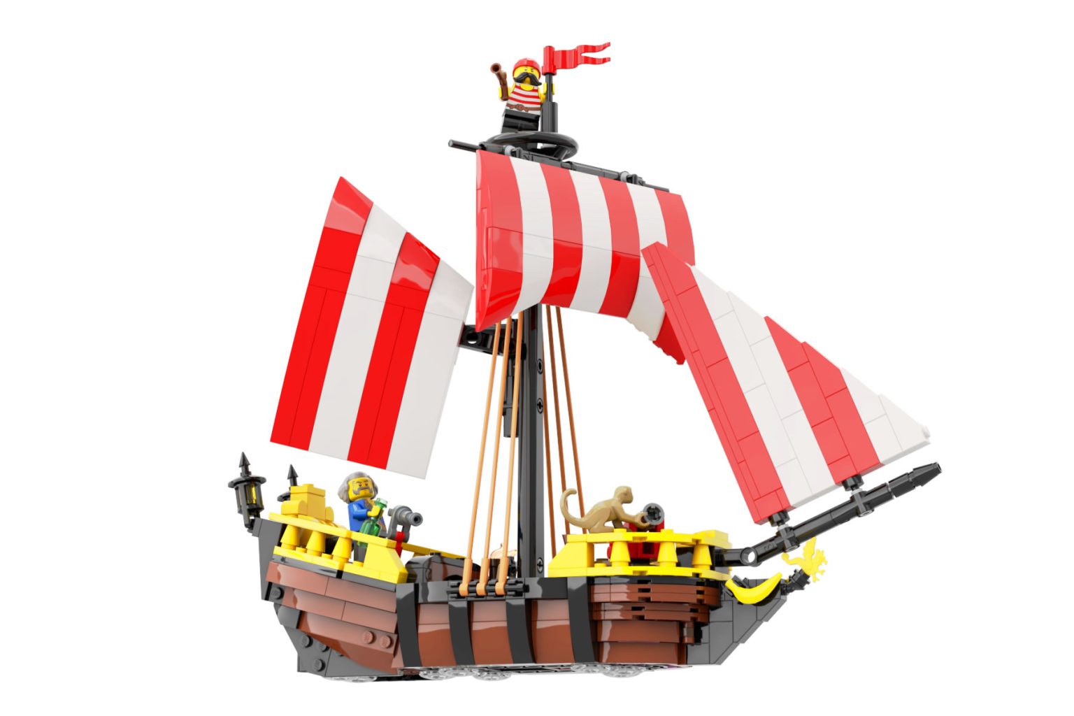 “Scalawag Sloop” by Tom Skippy – MOCs – The Best Pirate LEGO® Website