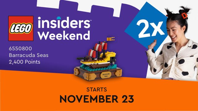 Barracuda Seas released LEGO Insiders Weekend (23-24 November) – Pirate ...