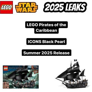 10365 LEGO® Icons Black Pearl: Minifigures and Part Count – Pirate LEGO ...