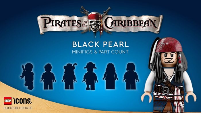 10365 LEGO® Icons Black Pearl: Minifigures and Part Count – The Best ...