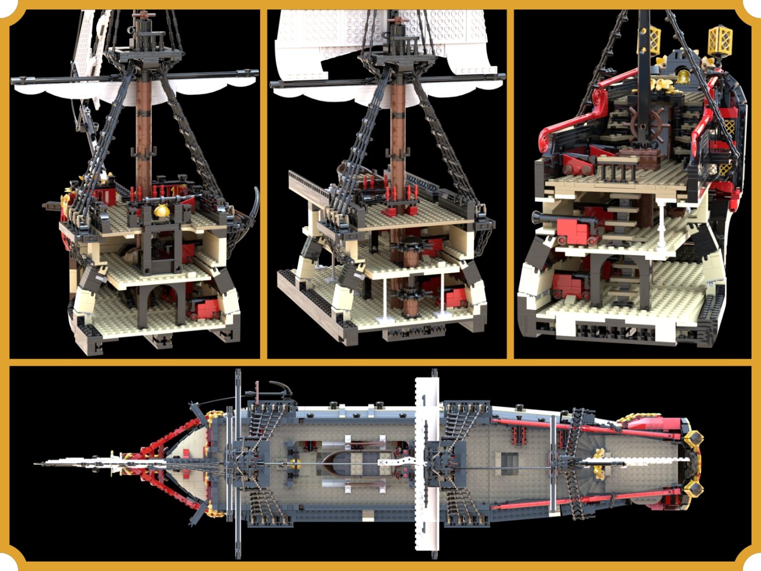 “The Royal Flagship” by Jfischer – MOCs – Pirate LEGO® News and MOCs