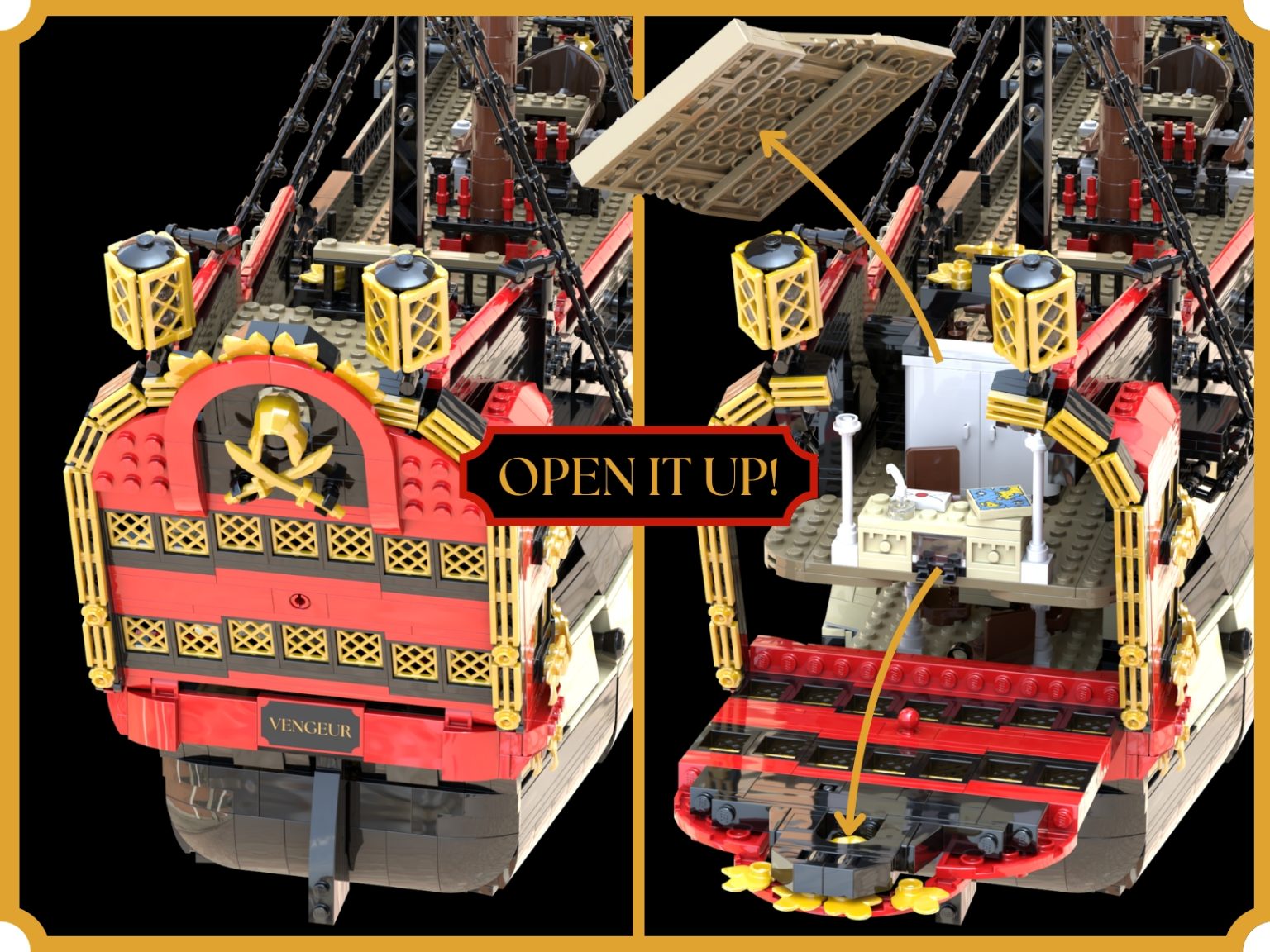 “The Royal Flagship” by Jfischer – MOCs – Pirate LEGO® News and MOCs