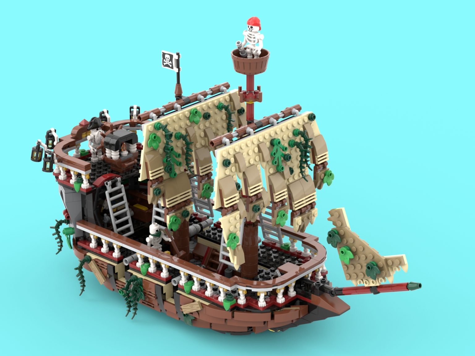 Pirate Submissions in BrickLink Designer Program Series 7 – Pirate LEGO ...