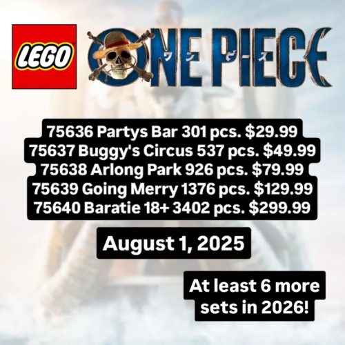 LEGO® One Piece: Set Names Have Surfaced – The home of LEGO® Pirates