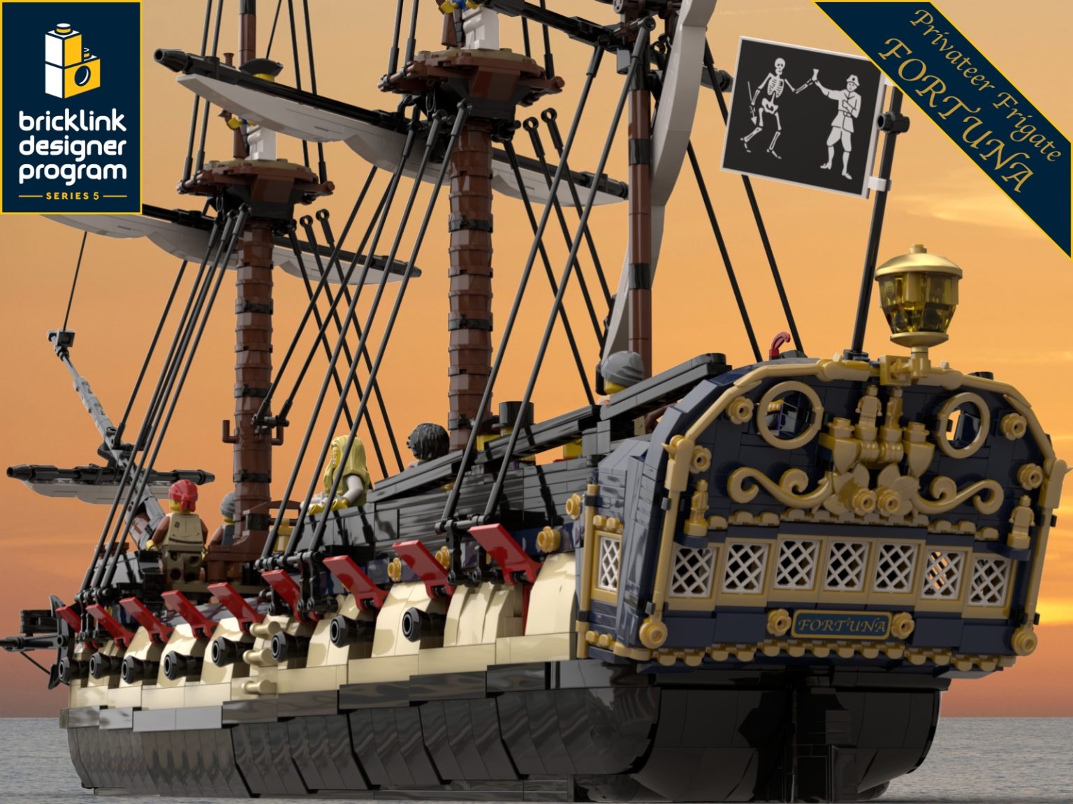 “Privateer Frigate Fortuna” by BrickPerfection – Series 5 Version ...