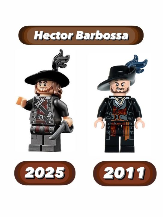 » Hector Barbossa minifigure comparison by legomoleshow»Pirate LEGO ...